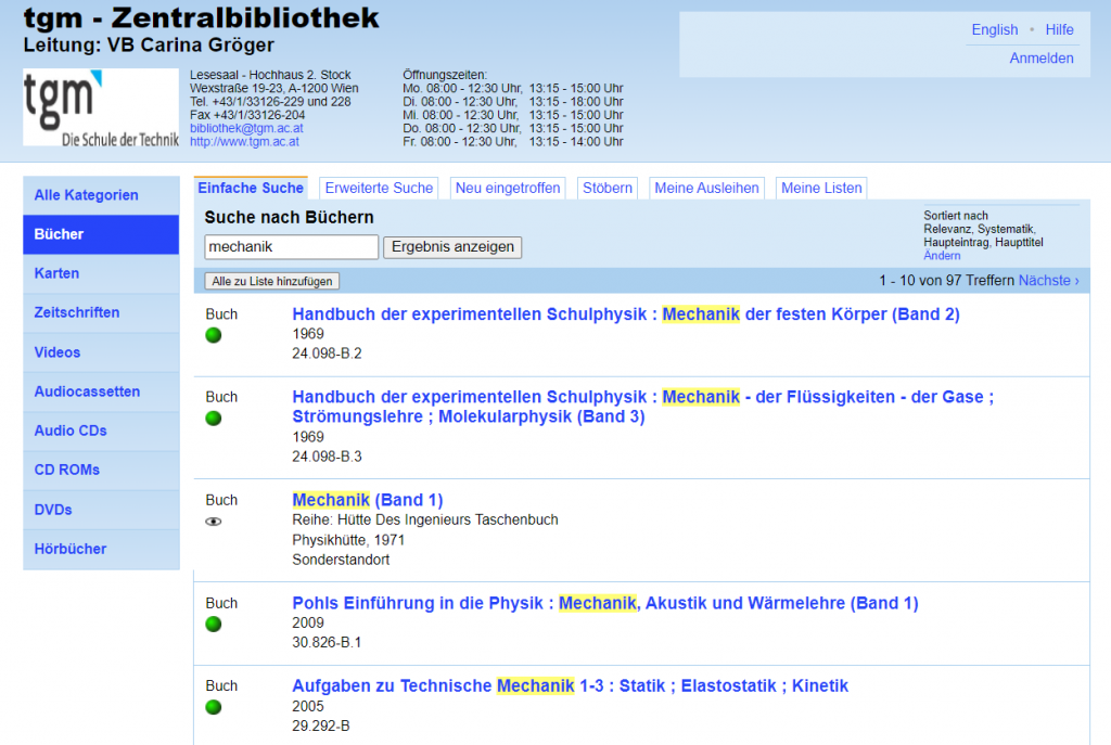 Bibliothek